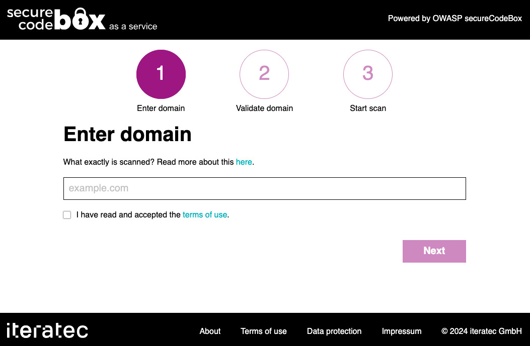 secureCodeBox as a Service | secureCodeBox